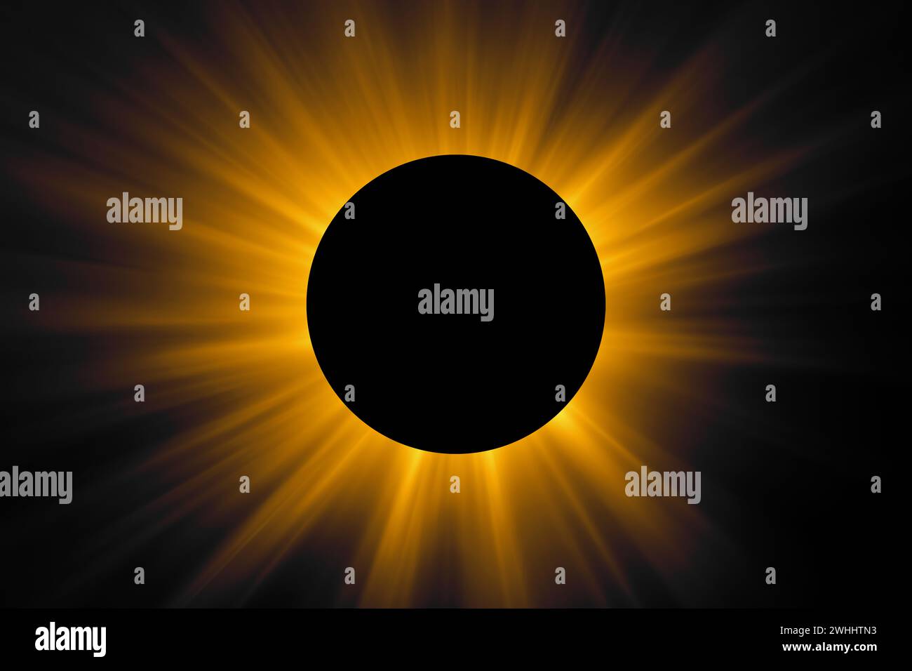 Total Solar Eclipse 2024, Astronomical Phenomenon Stock Photo - Alamy