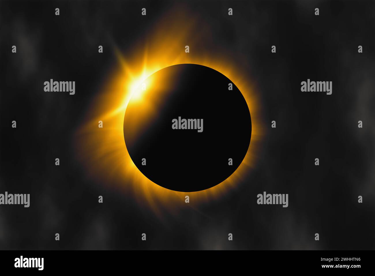 Total Solar Eclipse 2024, Astronomical Phenomenon Stock Photo - Alamy