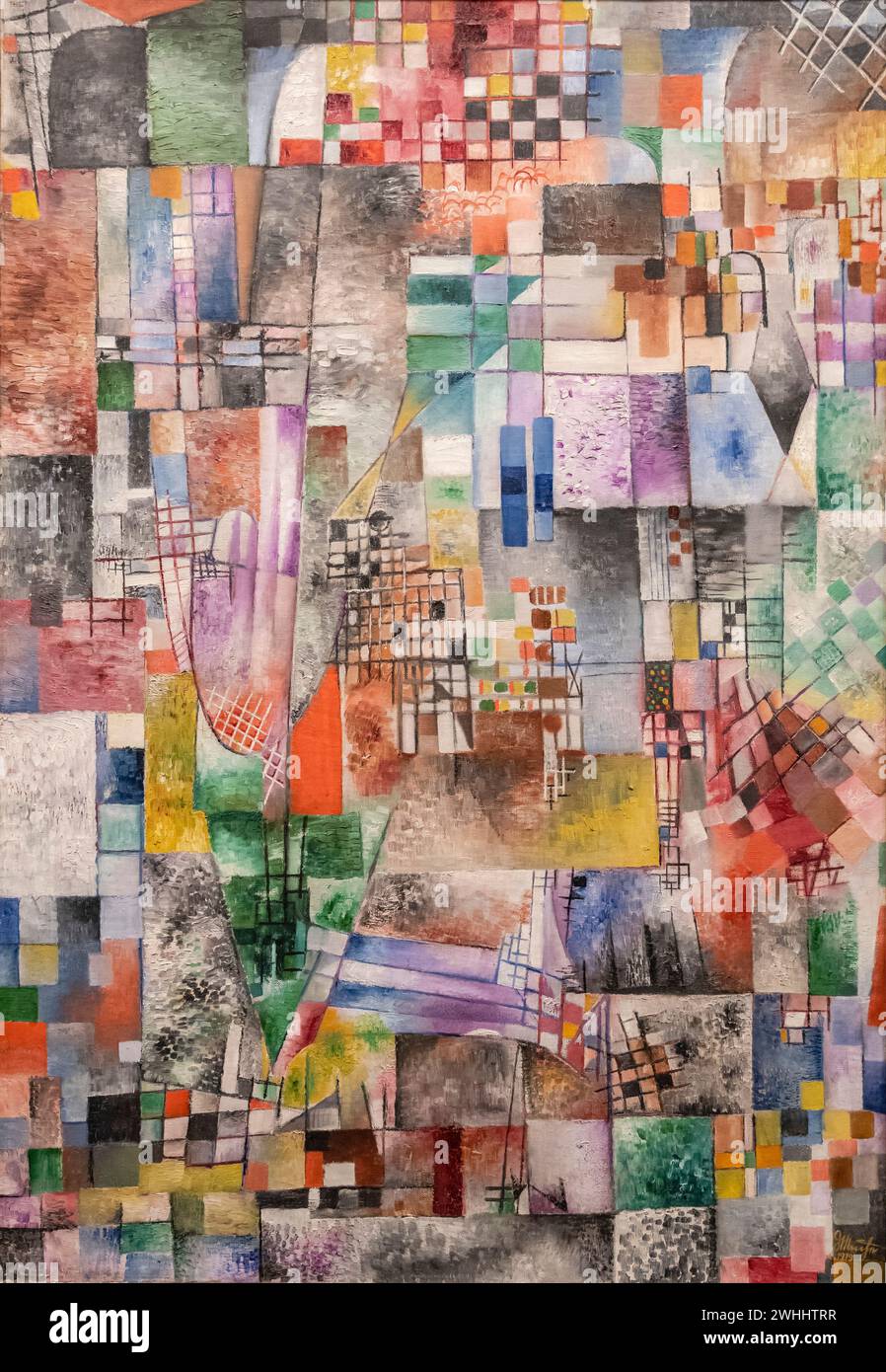 Picture whit the Grig Motif in the Middle Stock Photo - Alamy