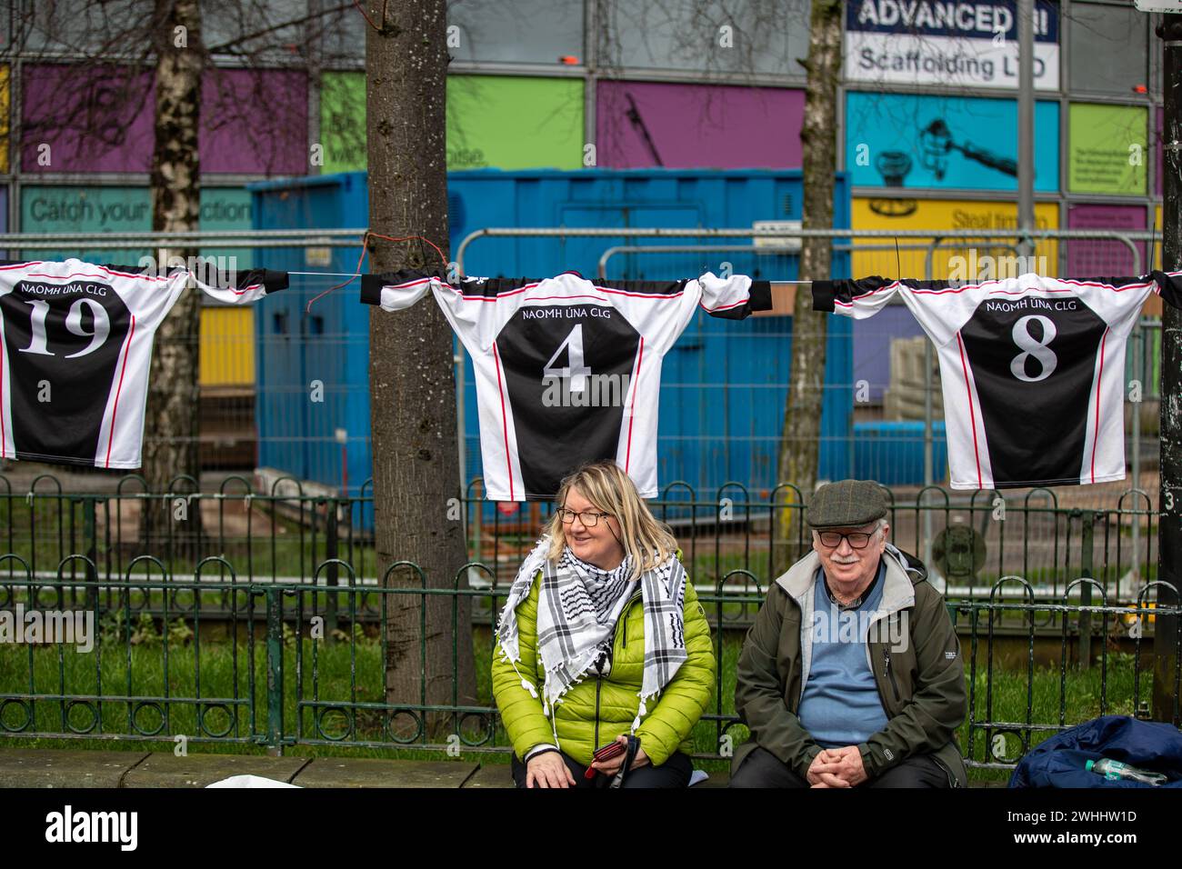 Belfast, UK. 10th Feb, 2024. Gaels Against Genocide is a grassroots ...