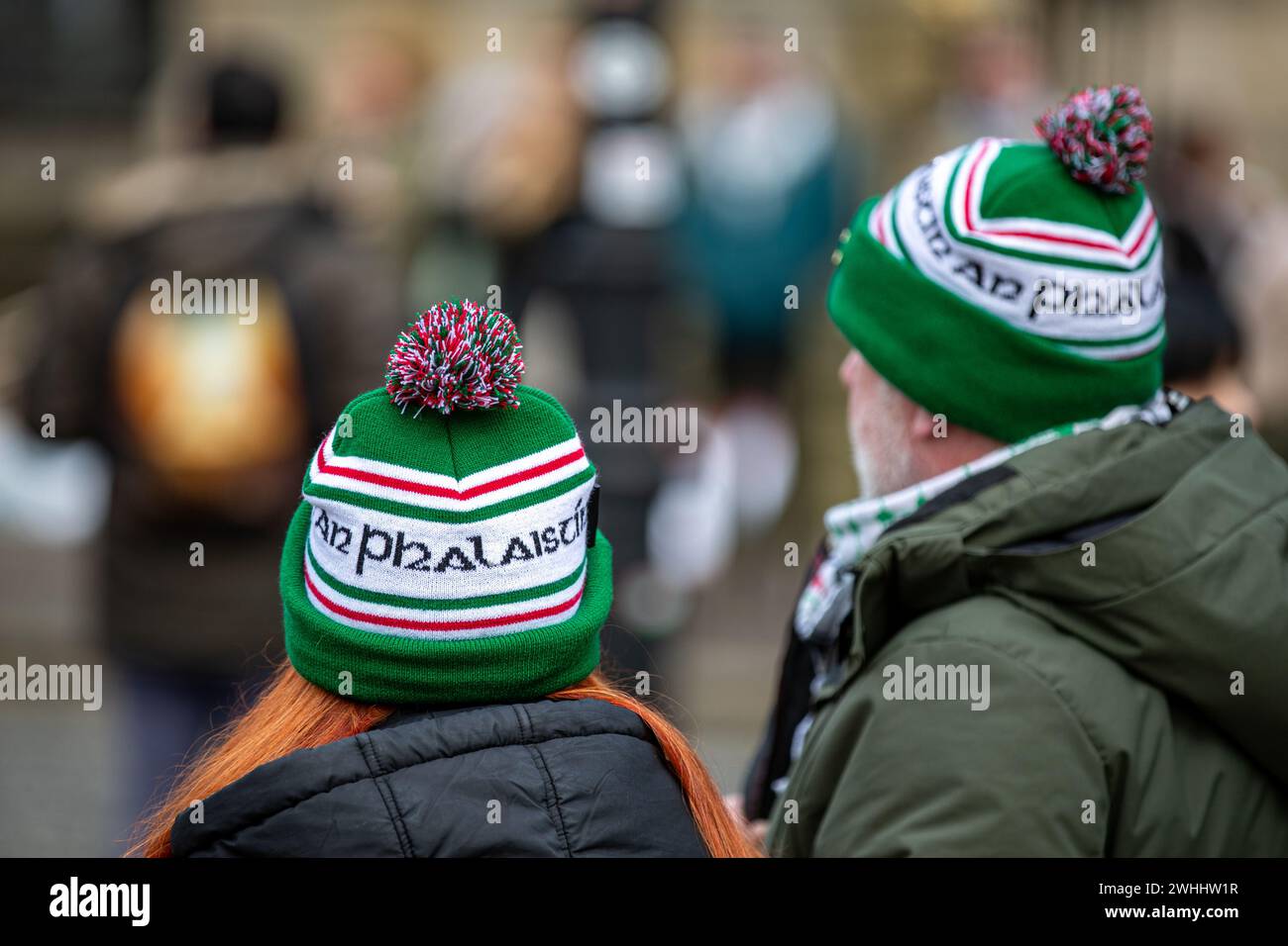 Belfast, UK. 10th Feb, 2024. Gaels Against Genocide is a grassroots ...