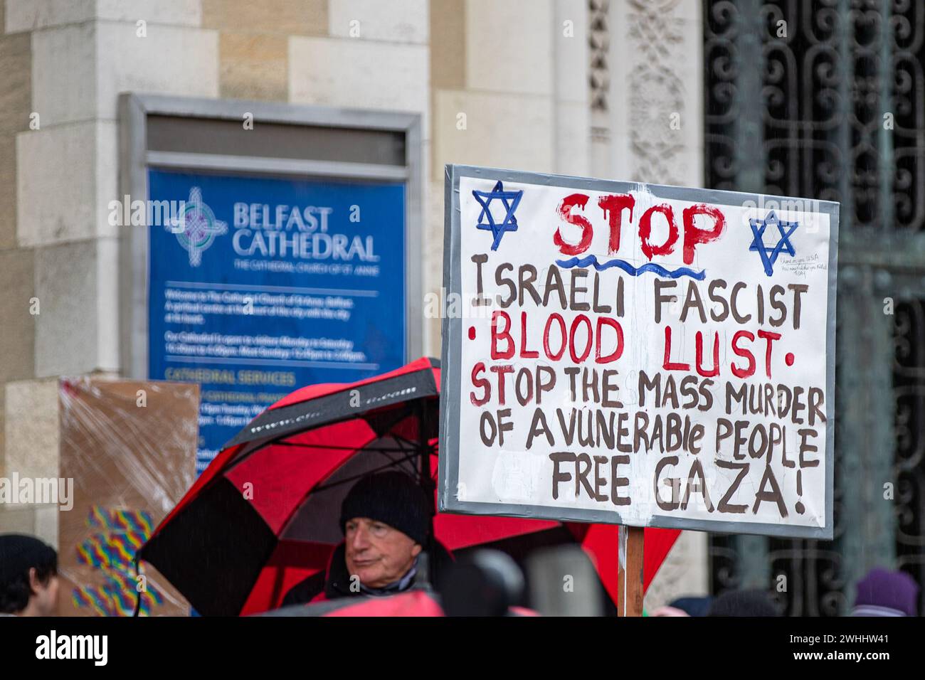Belfast, UK. 10th Feb, 2024. Gaels Against Genocide is a grassroots ...