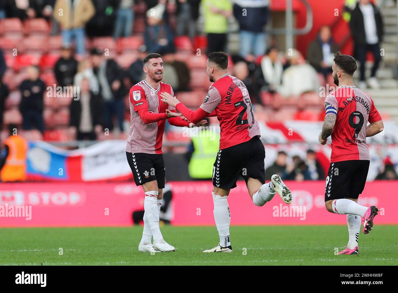 Southampton, UK. 10th Feb, 2024. Southampton midfielder Joe Rothwell ...