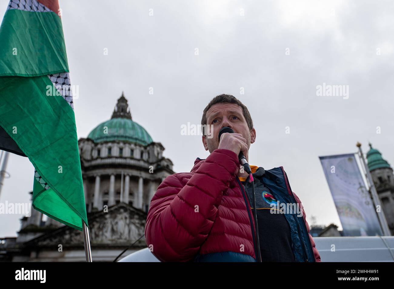 Belfast, UK. 10th Feb, 2024. Gaels Against Genocide is a grassroots ...