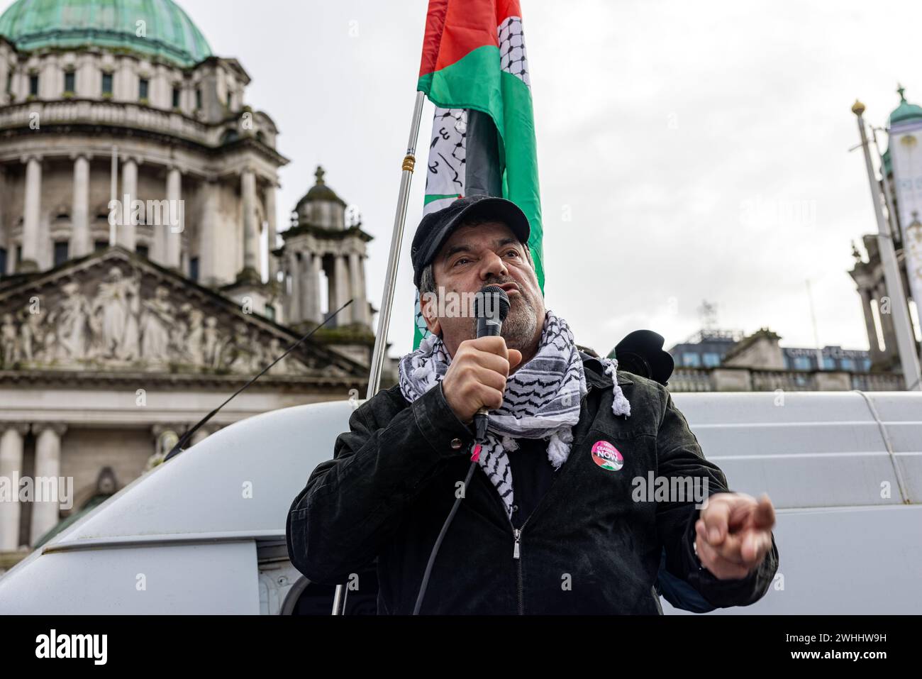Belfast, UK. 10th Feb, 2024. Gaels Against Genocide is a grassroots ...