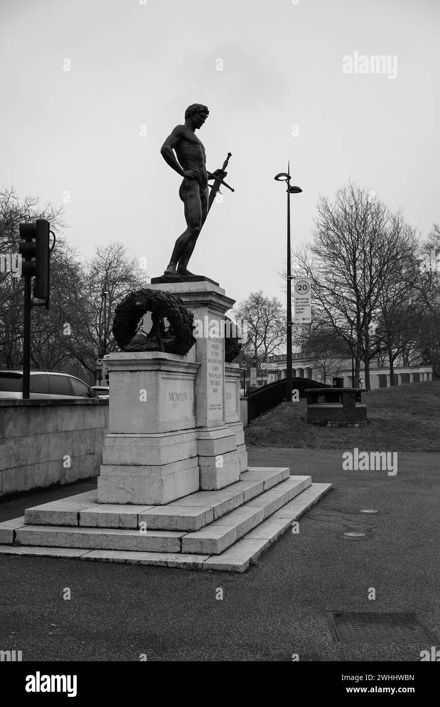 Machine Gunners Memorial Stock Photo - Alamy