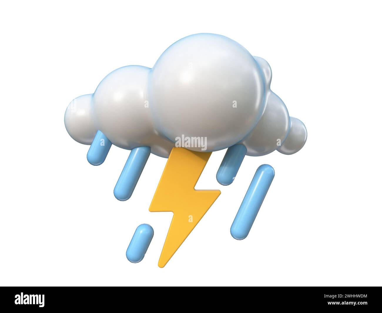 Rain of lightning Cut Out Stock Images & Pictures - Alamy