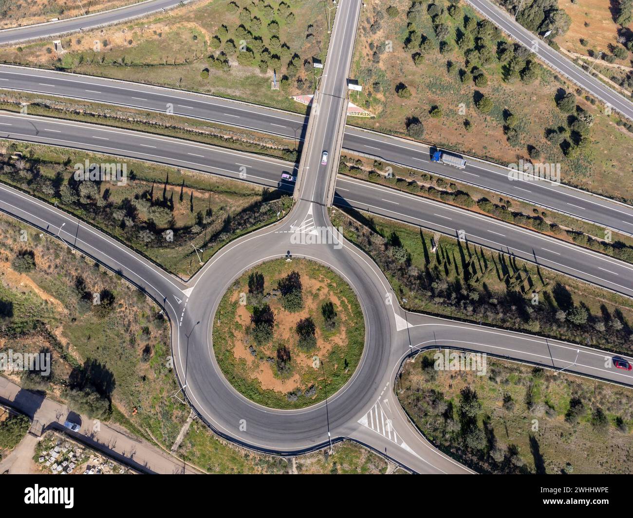 Aerial view industrial estate land hi-res stock photography and images ...