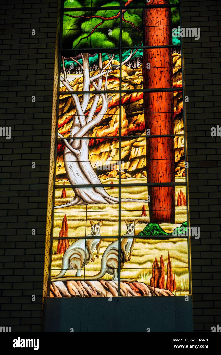 The Creation Windows, St Monicas Cathedral, Cairns, Queensland ...