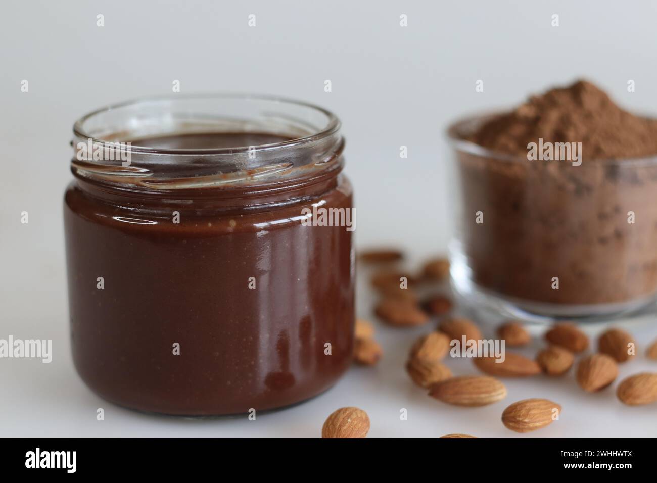 Almond chocolate spread, a heavenly blend of rich almonds and smooth ...