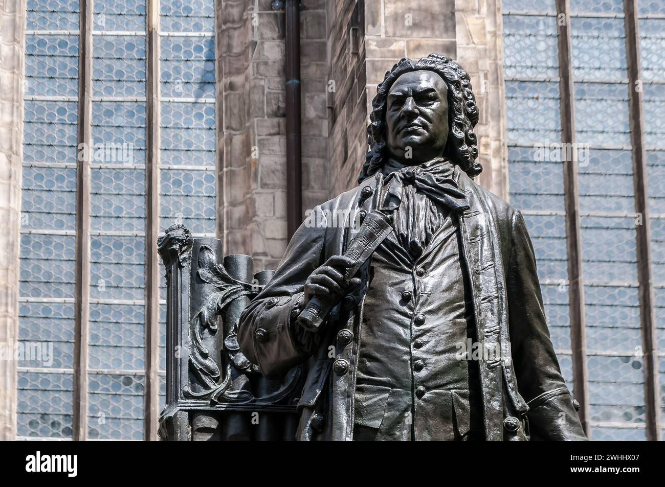 Statue of J. S. Bach in Leipzig Saxony Germany Stock Photo - Alamy