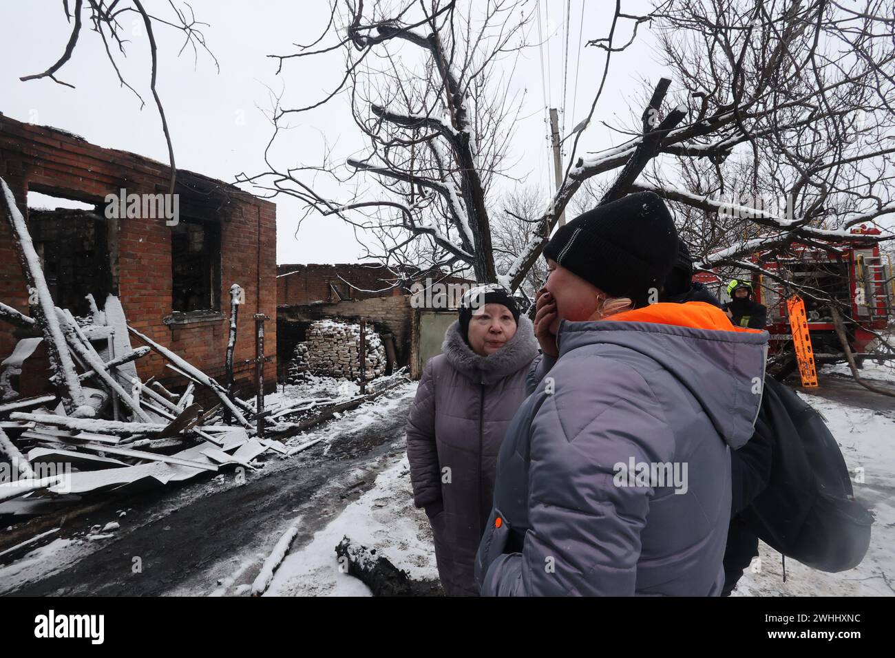 KHARKIV, UKRAINE - FEBRUARY 10, 2024 - A psychologist of the State ...