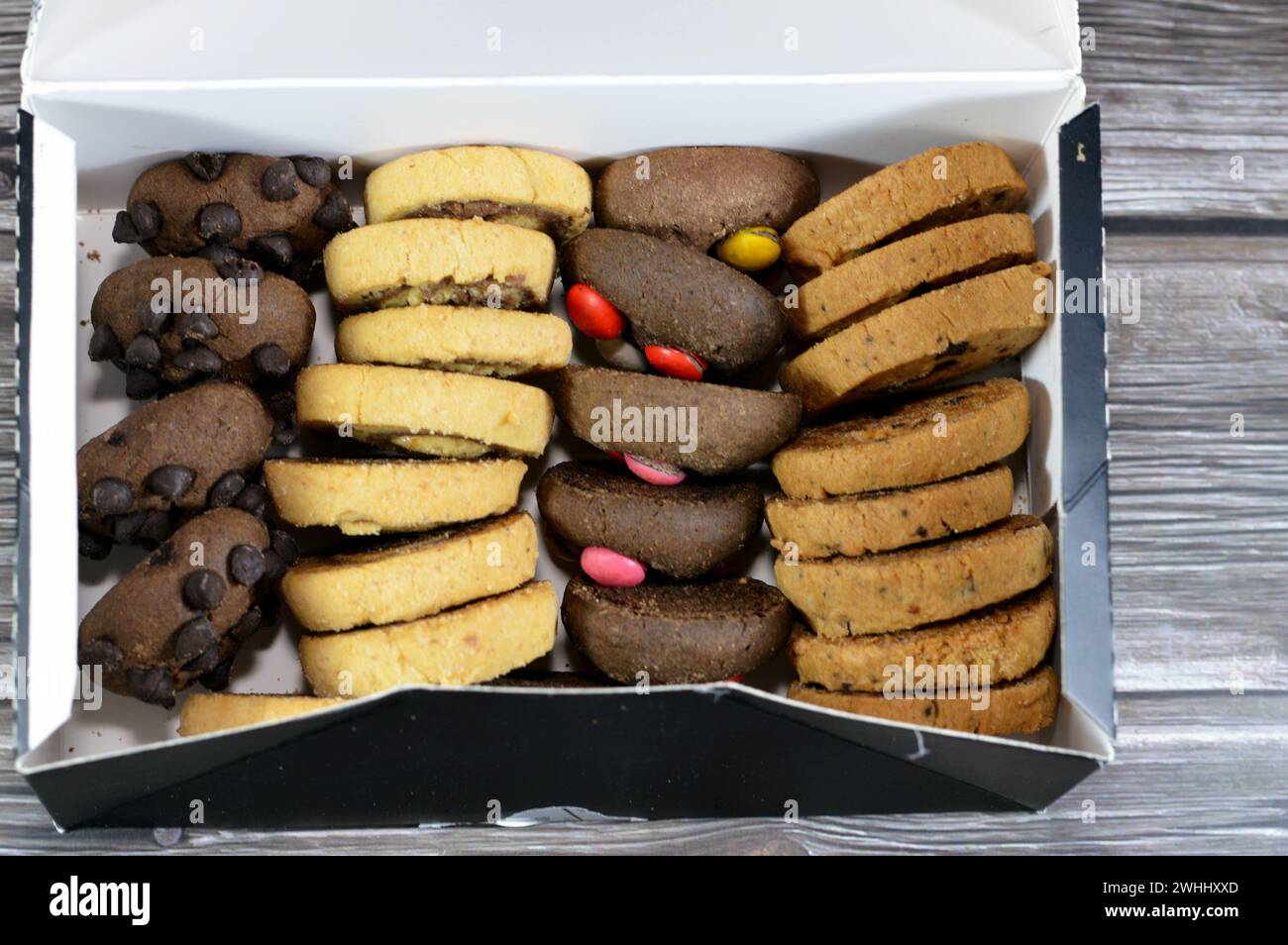 Chocolate butter cookies, loaded with peanut butter, chocolate chips ...