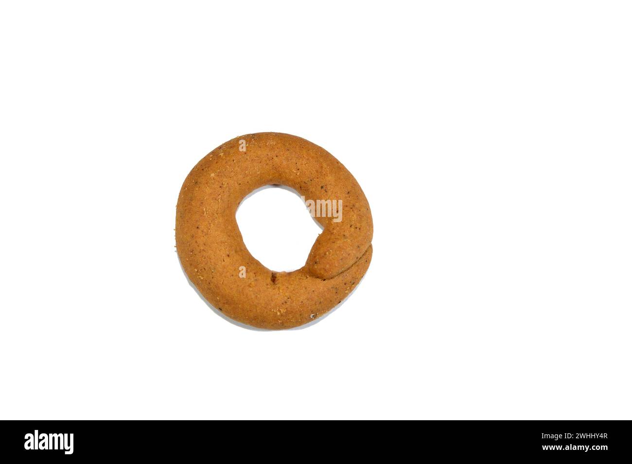 Cinnamon biscuits, baked round biscuits that are hard, flat and crispy ...