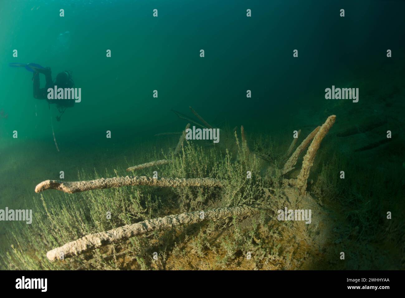 Mountain Lake - underwater Stock Photo - Alamy