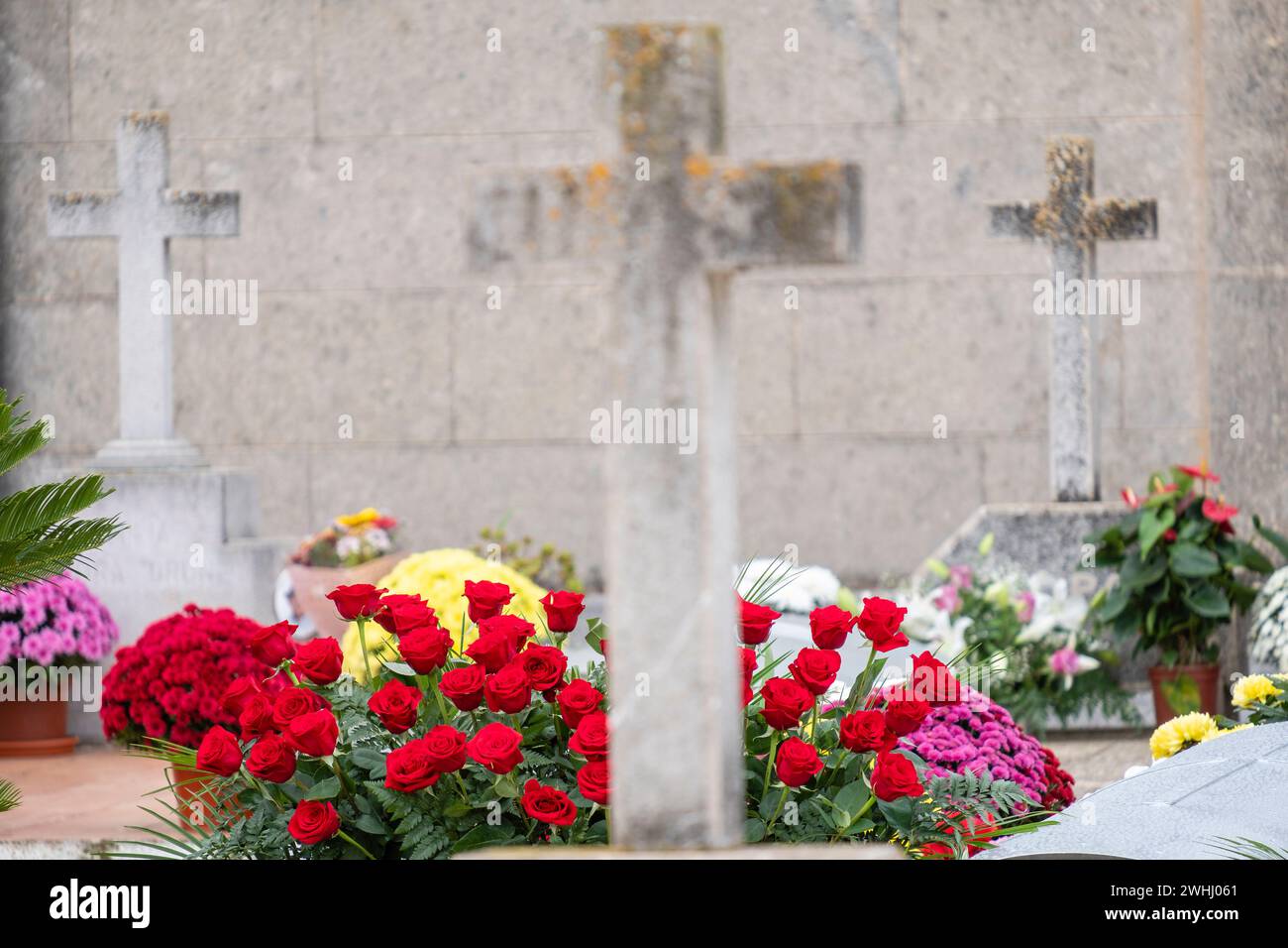 Rest in peace flowers hi-res stock photography and images - Alamy