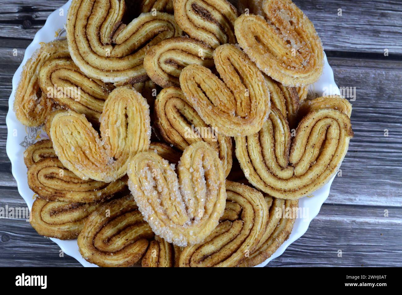 palmier, short for feuille de palmier 'palm tree leaf, French hearts ...