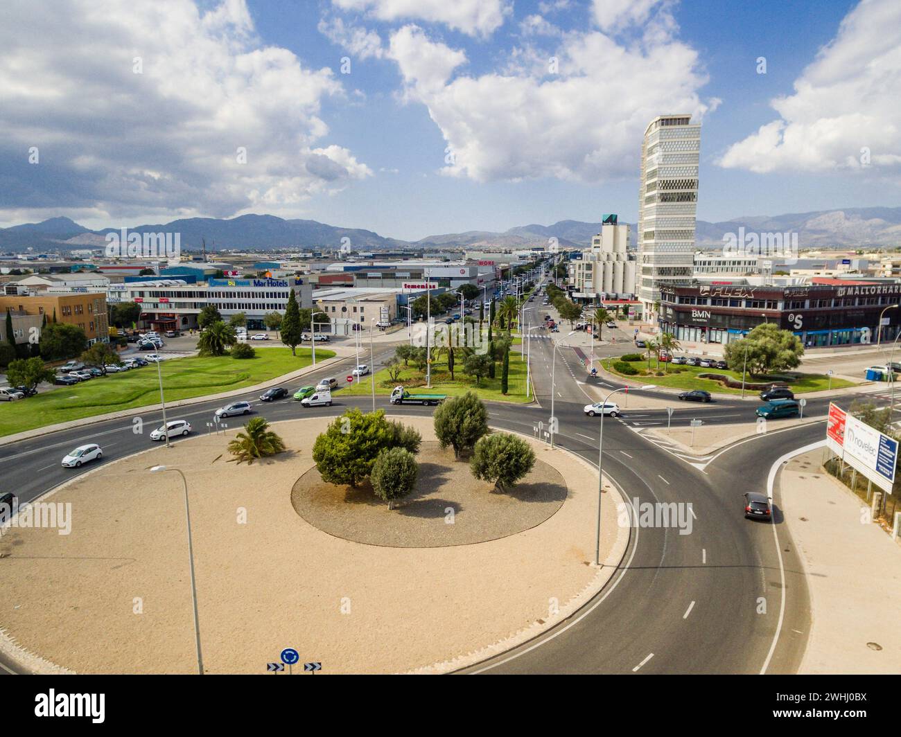 Poligono industrial son Castello Stock Photo - Alamy