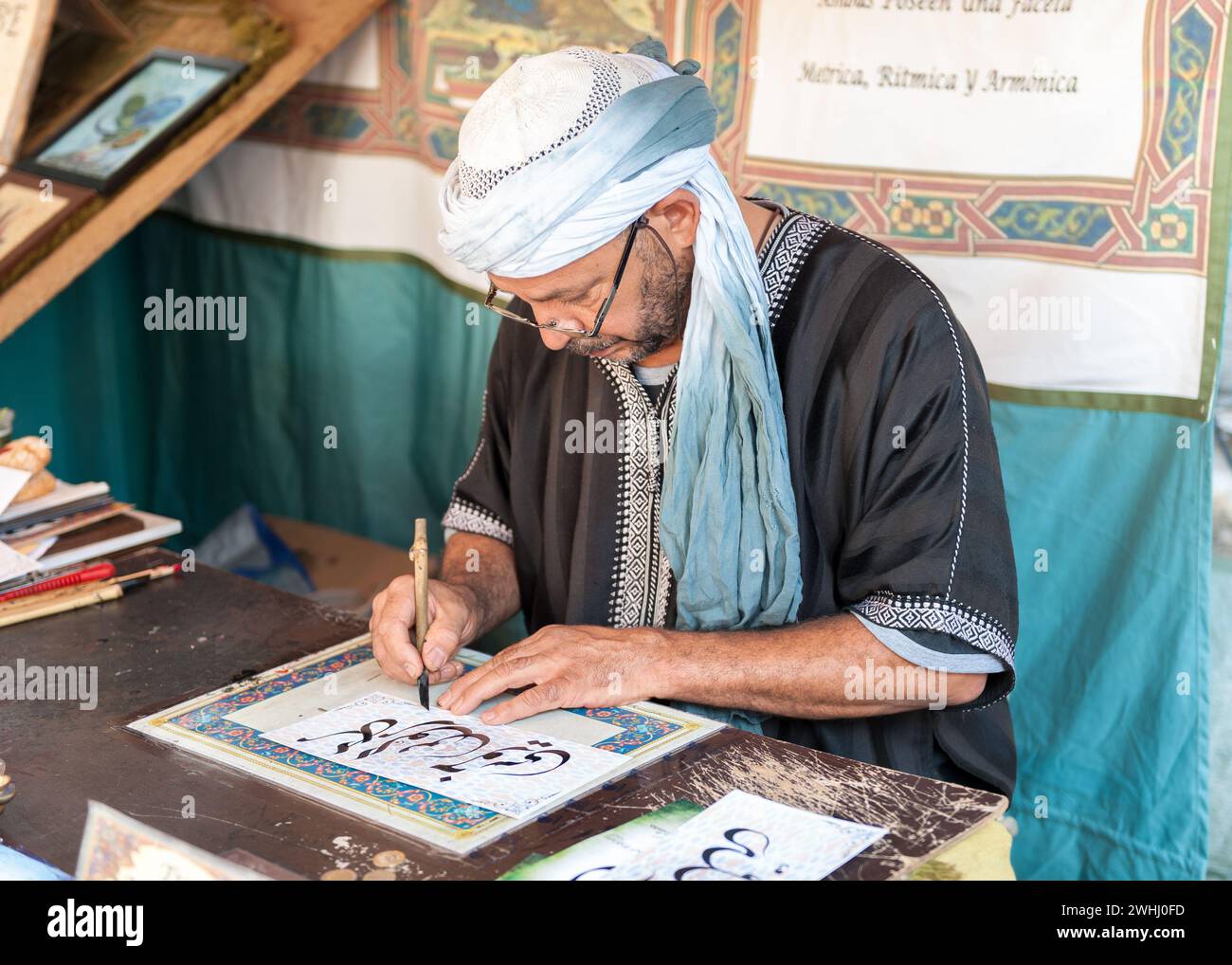 With a writing quill in his hand hi-res stock photography and images ...