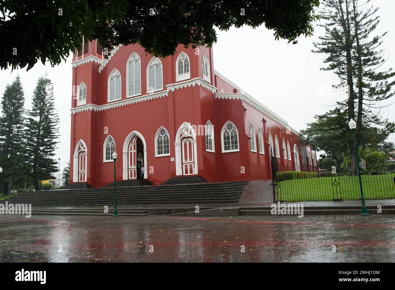 Green costa rica church hi-res stock photography and images - Alamy