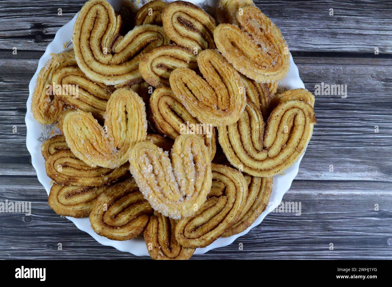 palmier, short for feuille de palmier 'palm tree leaf, French hearts ...