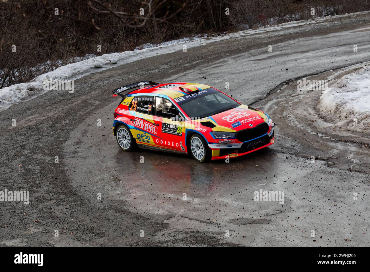WRC Rally Monte Carlo 2024 Stock Photo - Alamy