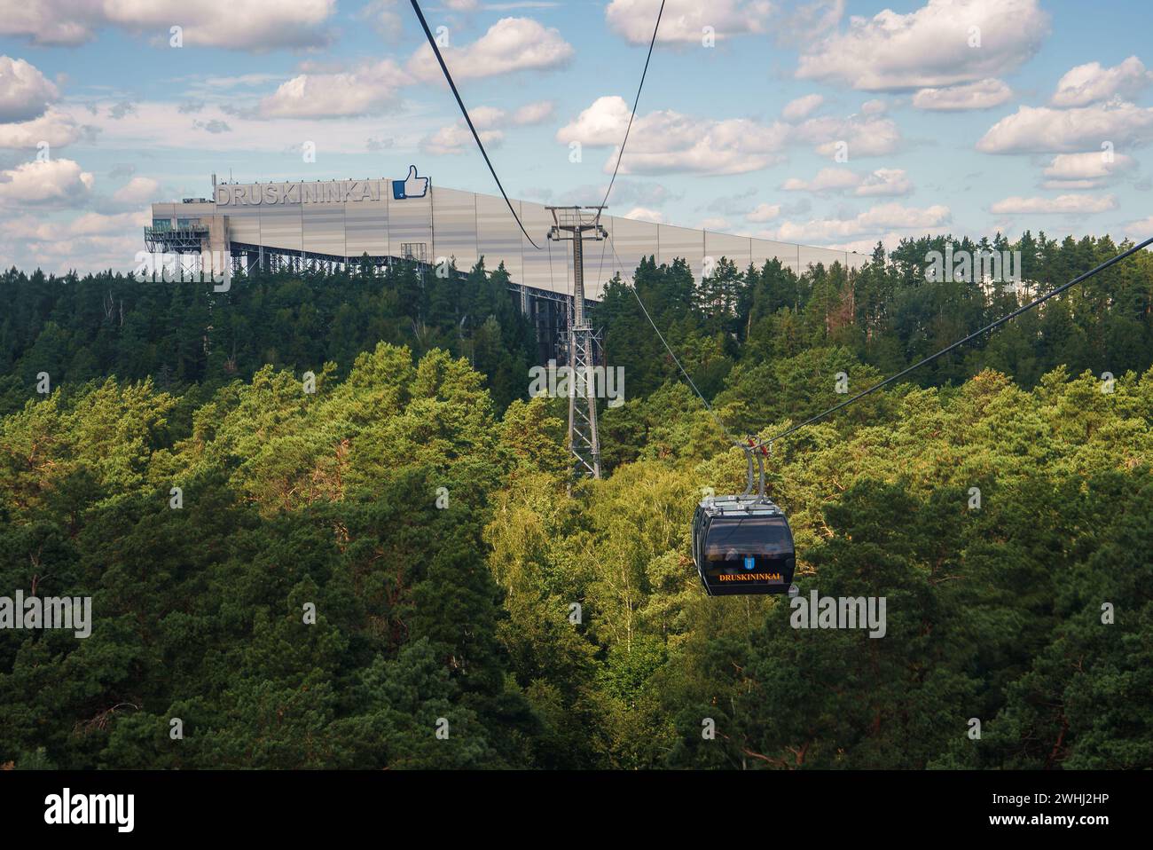 Experience the Cable Car Ride at Druskininkai Spa Resort in Lithuania ...