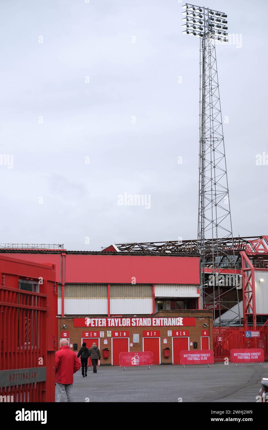 The City Ground, Nottingham, UK. 10th Feb, 2024. Premier League ...