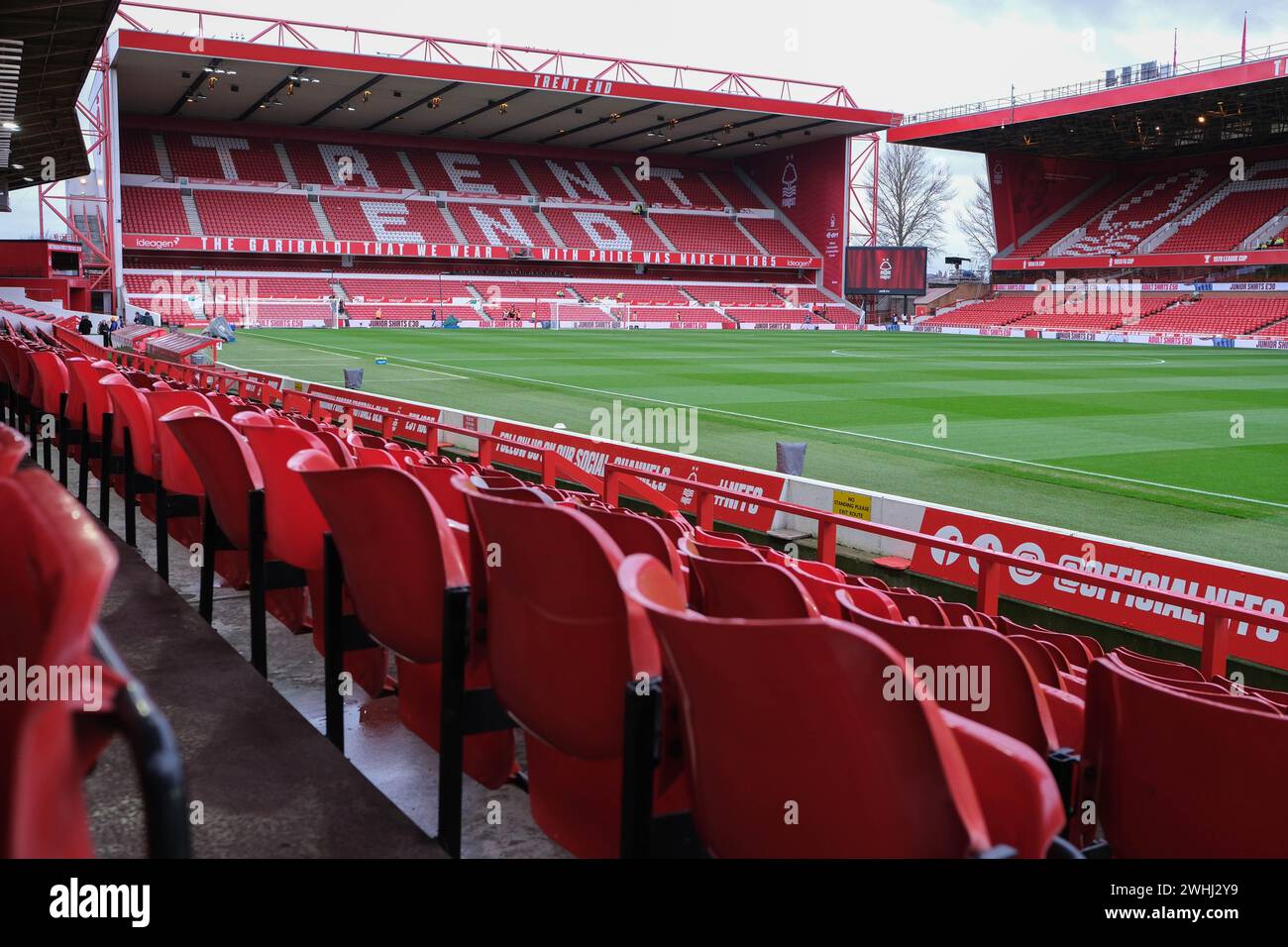 The City Ground, Nottingham, UK. 10th Feb, 2024. Premier League ...