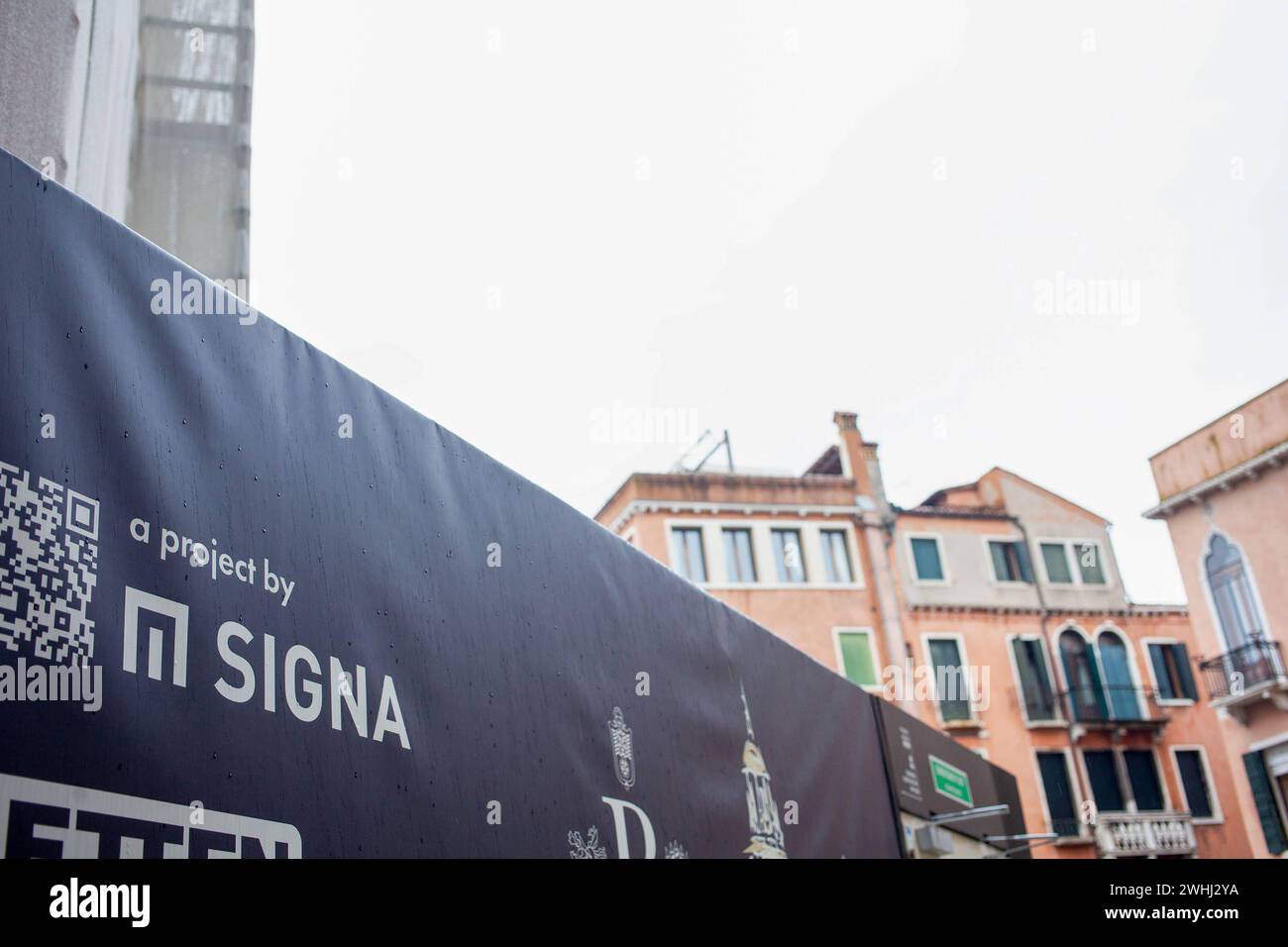 Italien, Venedig, Bauprojekt, Signa 10.02.2024, Italien, ITA, Venedig ...