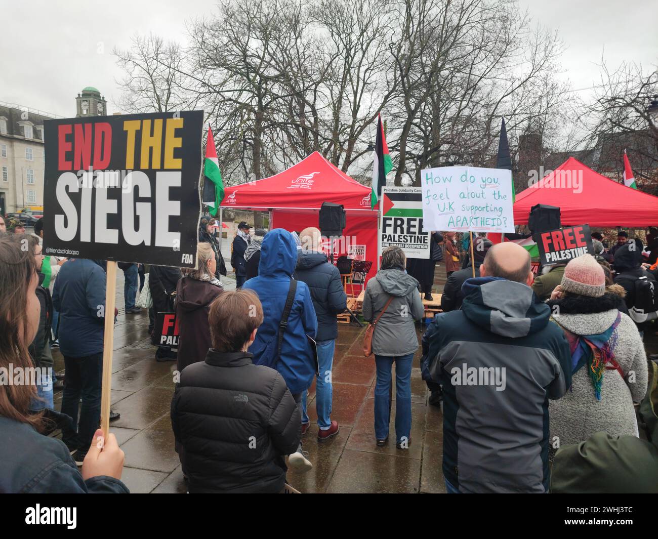 Maidstone Kent UK 10th February 2024 Stop Arming Israel Protest at ...