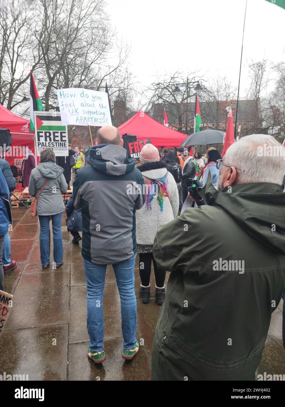 Maidstone Kent UK 10th February 2024 Stop Arming Israel Protest at ...