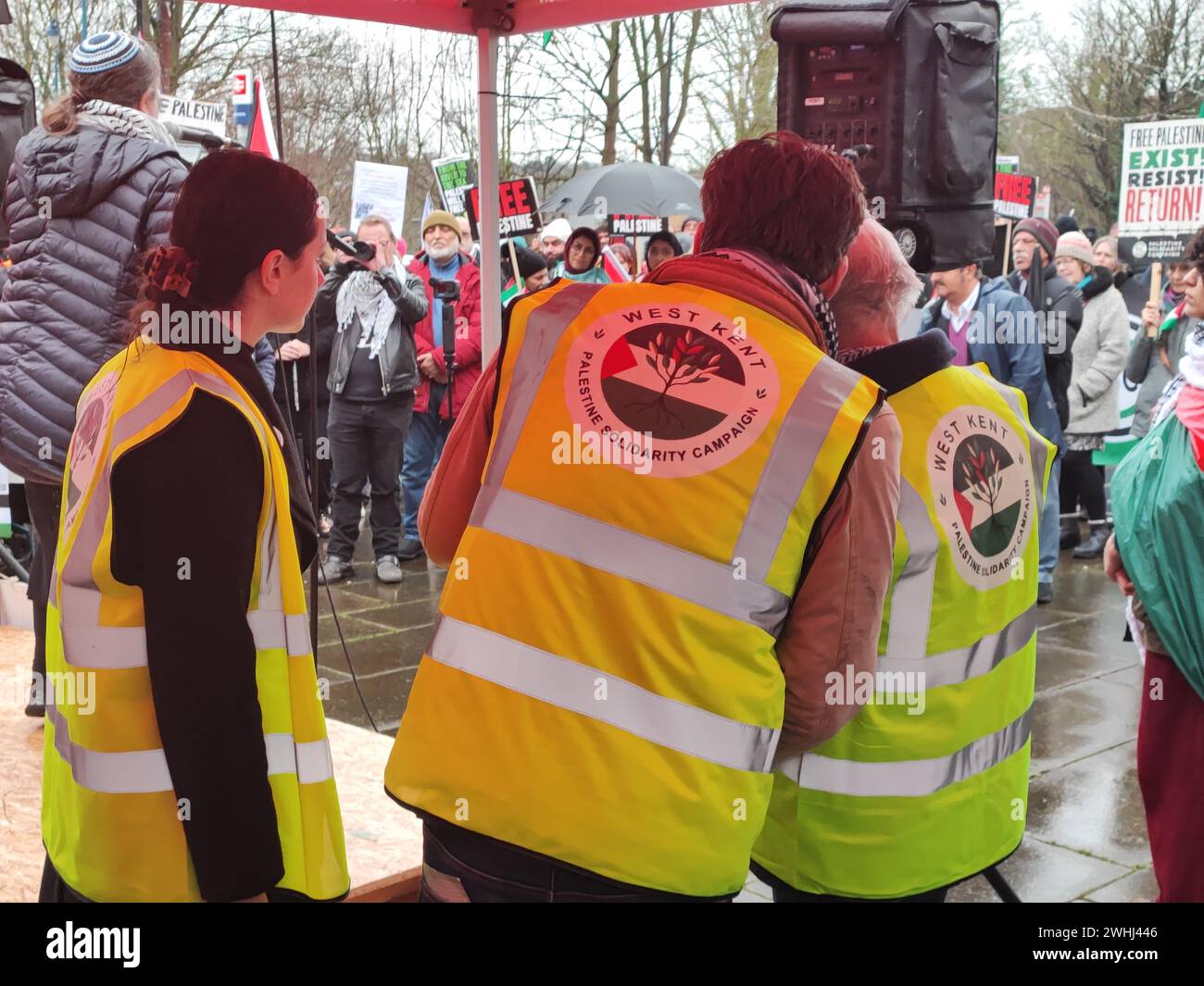 Maidstone Kent UK 10th February 2024 Stop Arming Israel Protest at ...