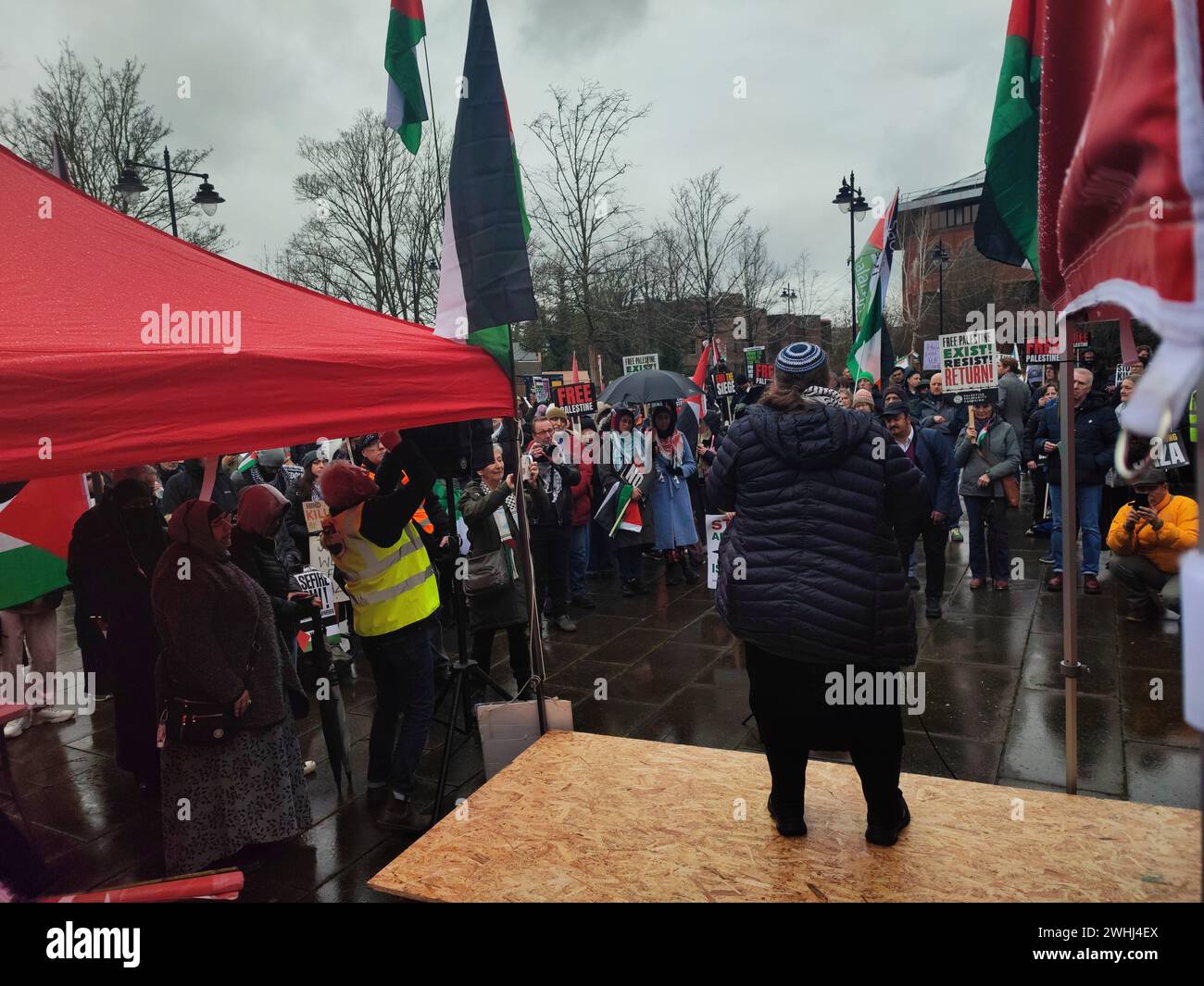 Maidstone Kent UK 10th February 2024 Stop Arming Israel Protest at ...