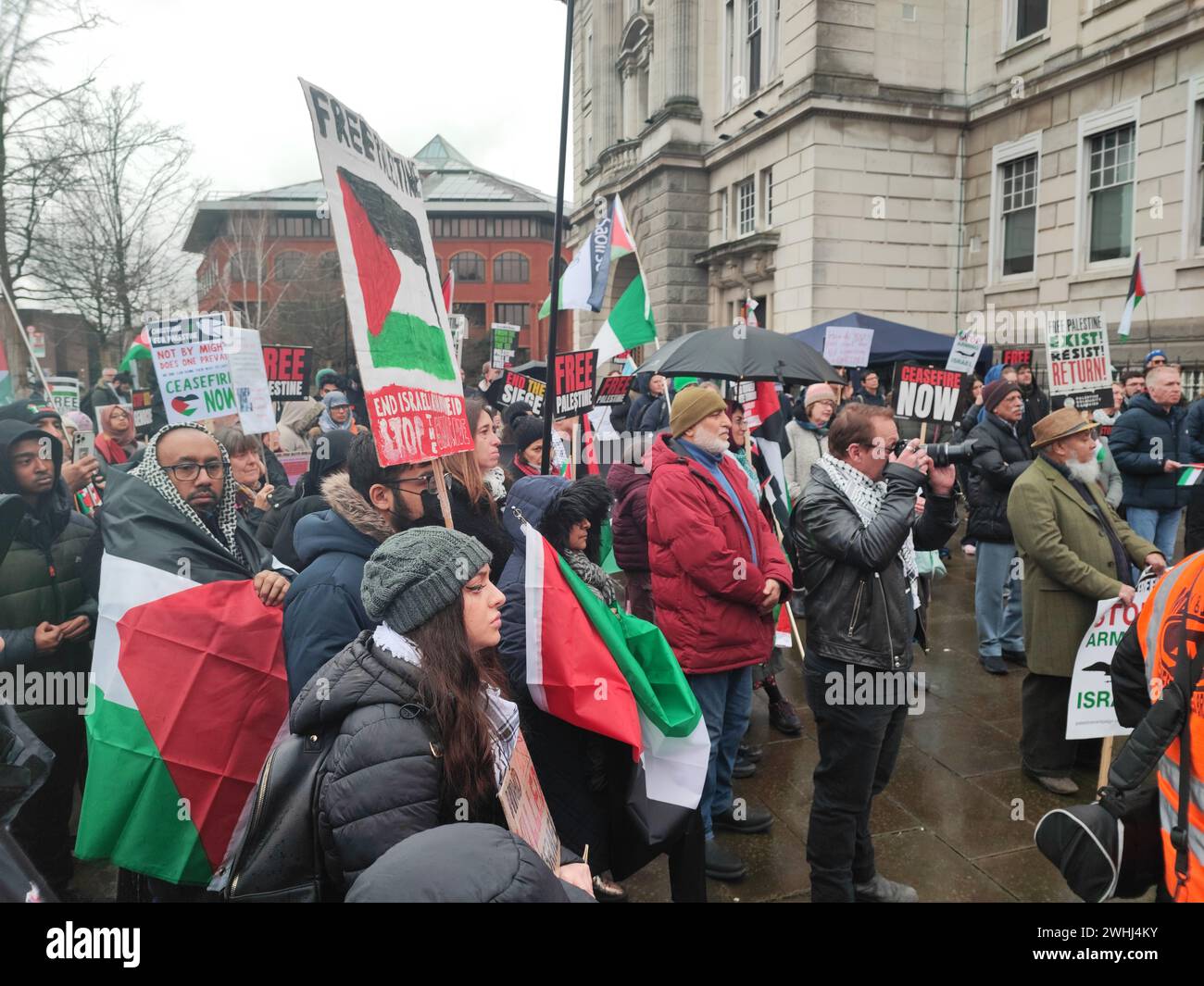 Maidstone Kent UK 10th February 2024 Stop Arming Israel Protest at ...