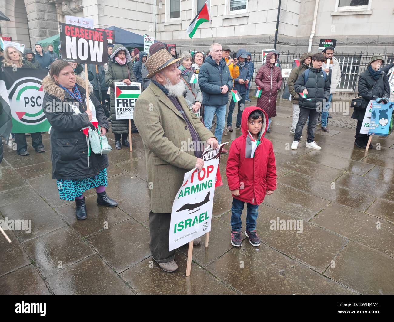 Maidstone Kent UK 10th February 2024 Stop Arming Israel Protest at ...