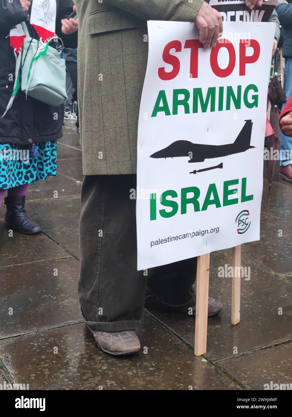 Maidstone Kent UK 10th February 2024 Stop Arming Israel Protest at ...