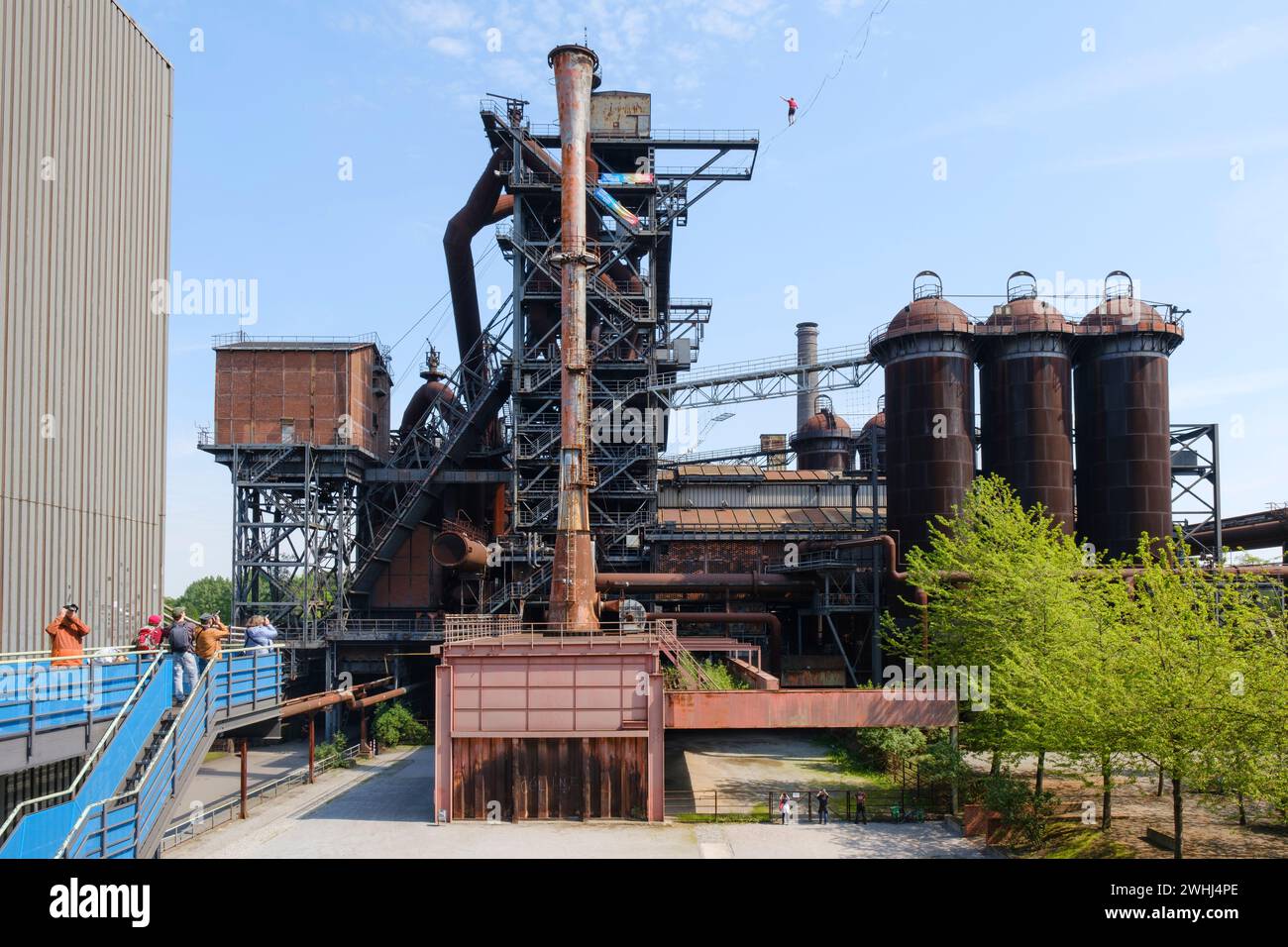 Former steel works Duisburg North Stock Photo - Alamy