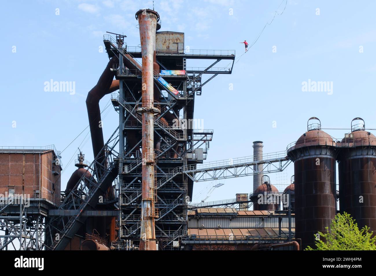 Former steel works Duisburg North Stock Photo - Alamy