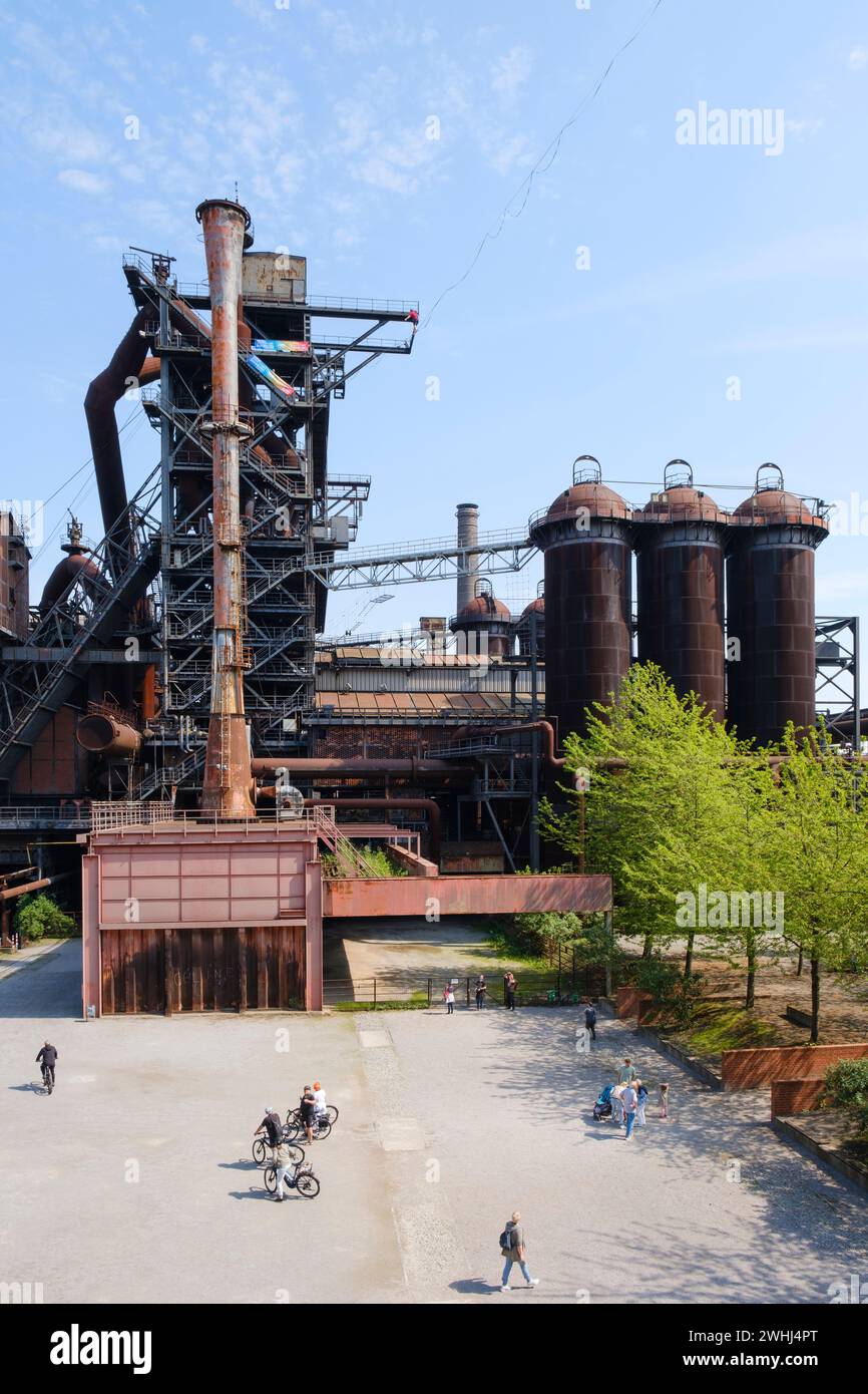 Former steel works Duisburg North Stock Photo - Alamy