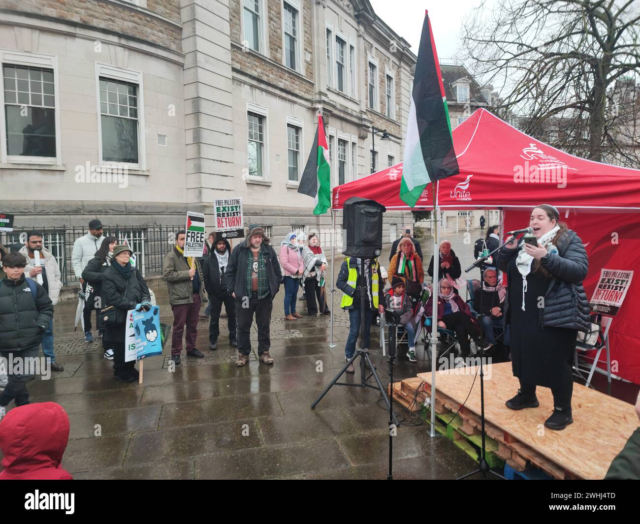 Maidstone Kent UK 10th February 2024 Stop Arming Israel Protest at ...
