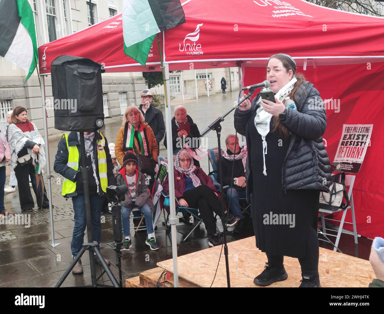Maidstone Kent UK 10th February 2024 Stop Arming Israel Protest at ...