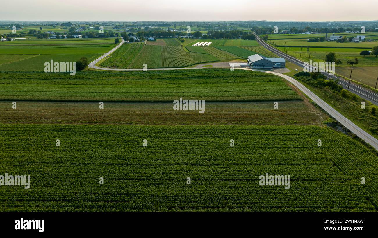 Cutting fields pattern hi-res stock photography and images - Alamy