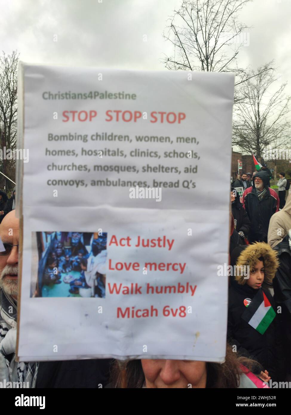 Maidstone Kent UK 10th February 2024 Stop Arming Israel Protest at ...