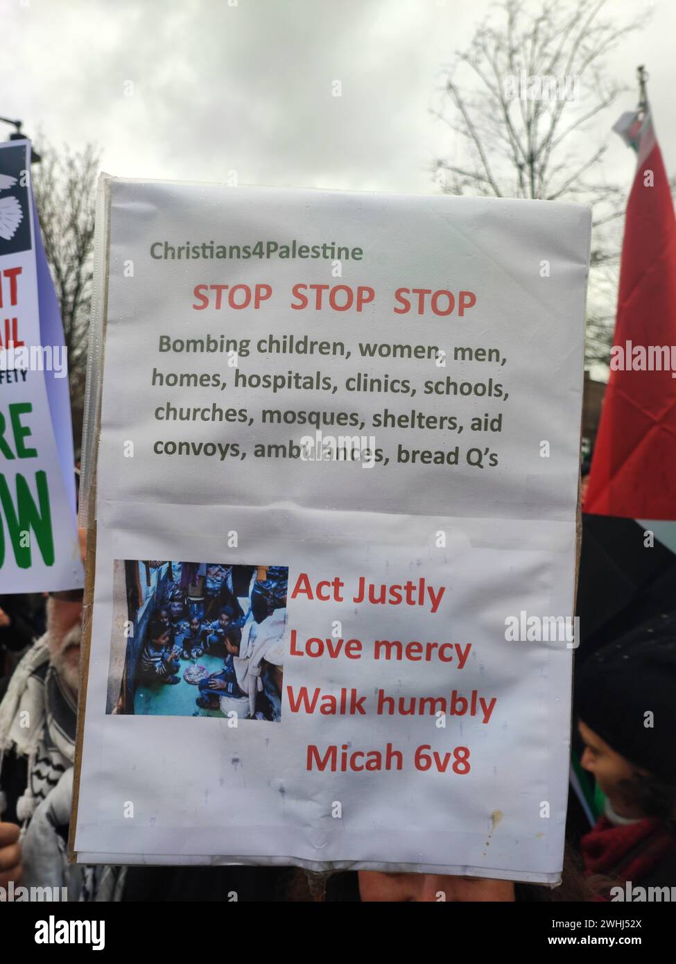 Maidstone Kent UK 10th February 2024 Stop Arming Israel Protest at ...