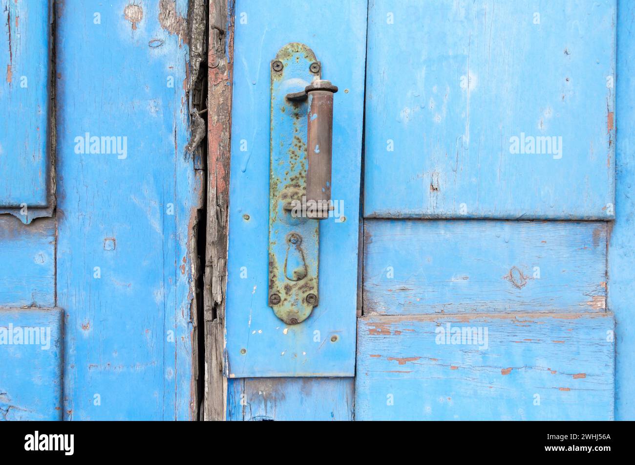 Old vintage wooden door close up Stock Photo - Alamy