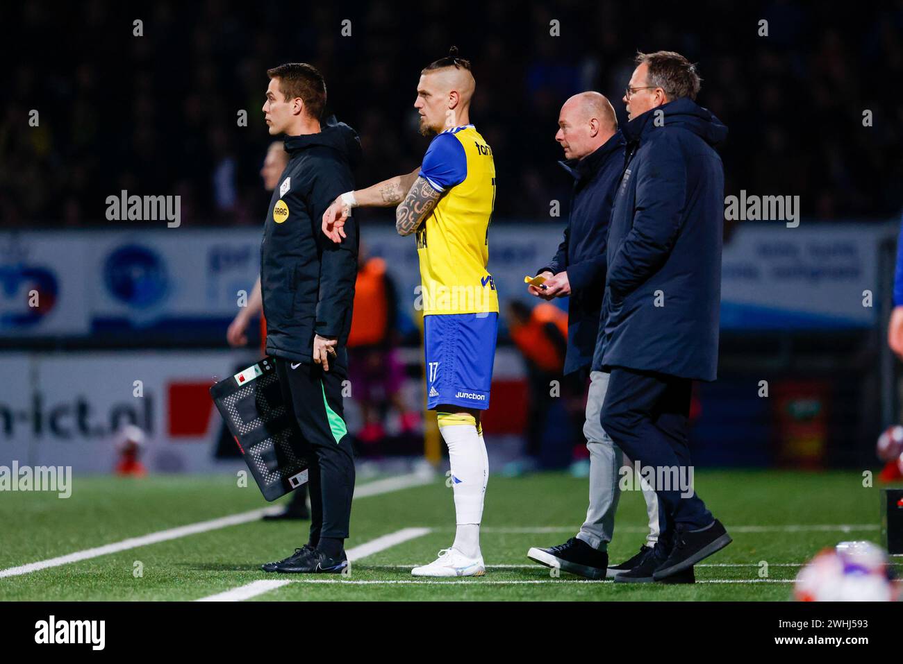 LEEUWARDEN, 10-02-2024, Cambuur stadium, football, Dutch Keuken ...
