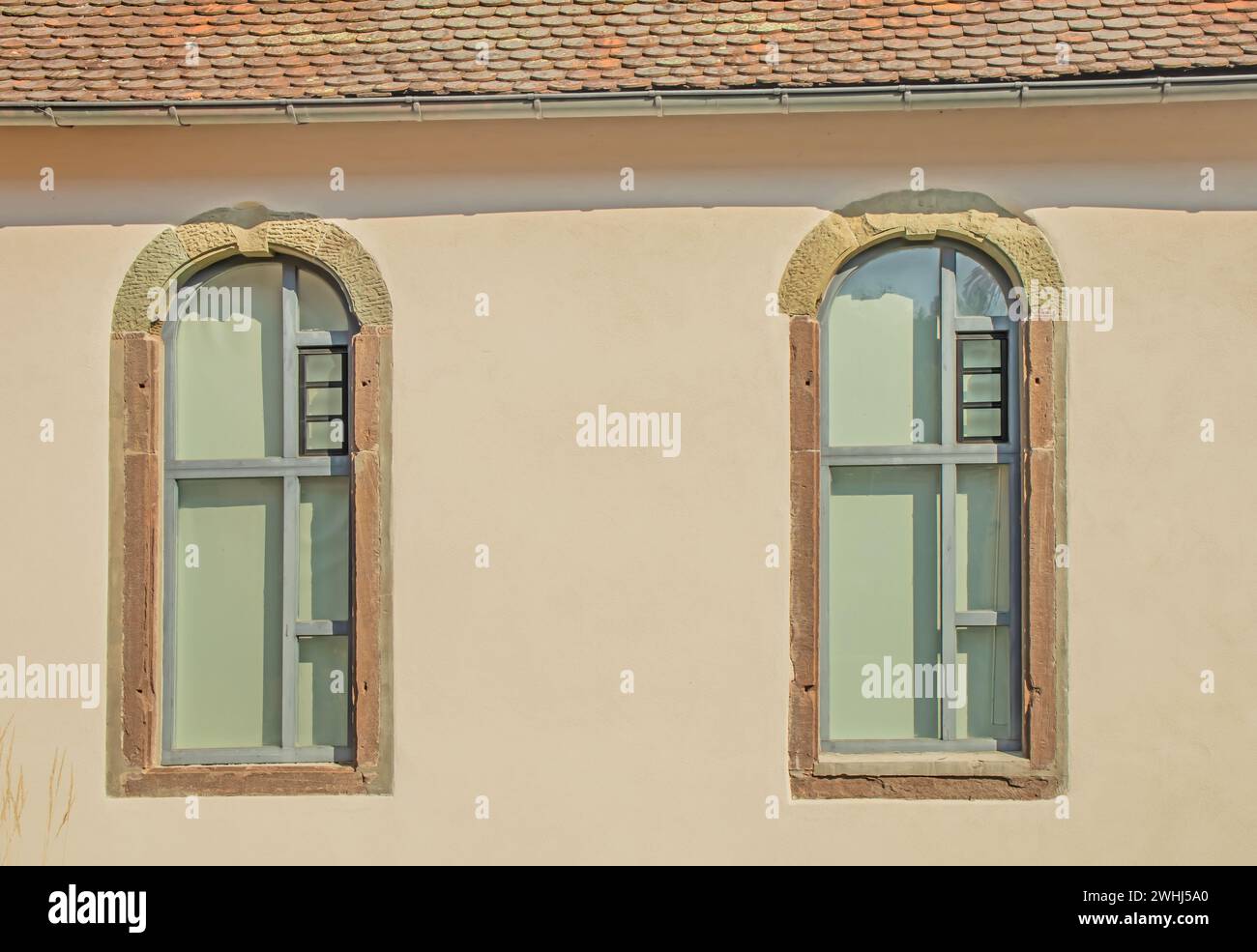 Windows of the former Haigerloch synagogue Stock Photo - Alamy