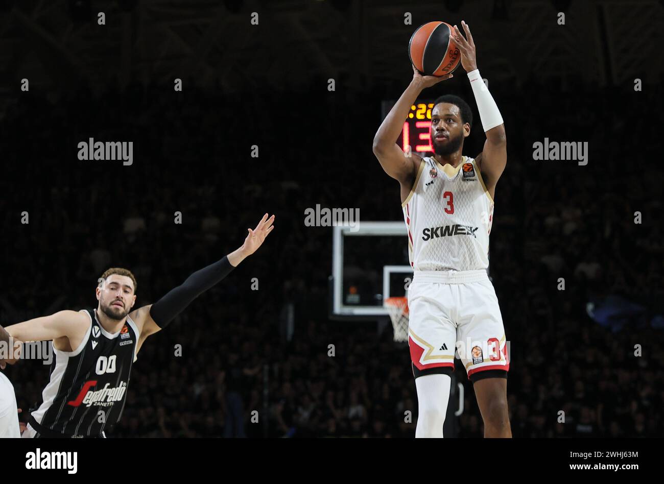 Bologna, Italy. 09th Feb, 2024. Jordan Loyd (a.s. Monaco) during the ...