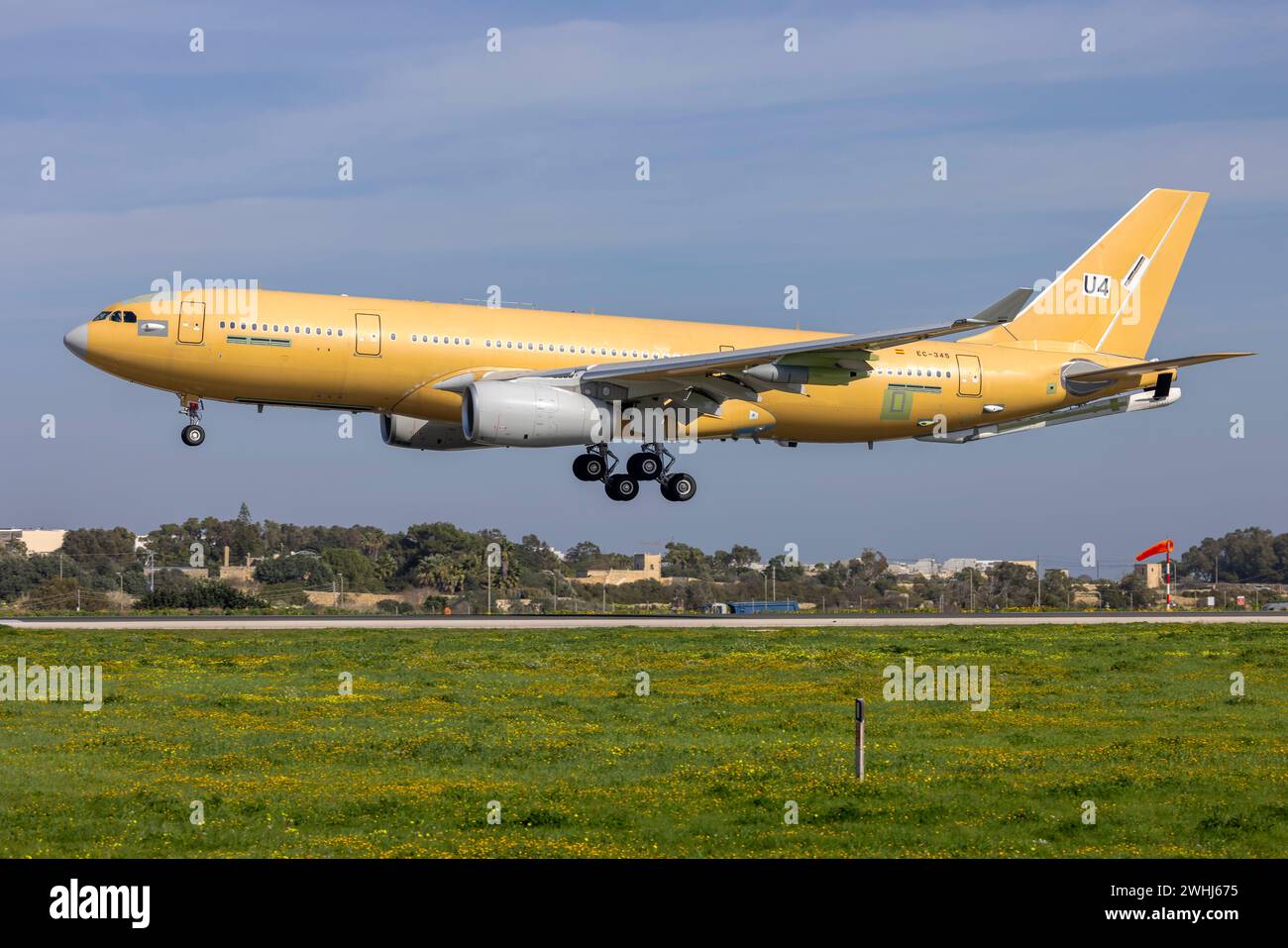 Brand new Airbus A330-243MRTT (REG: EC-345) arriving for painting in ...